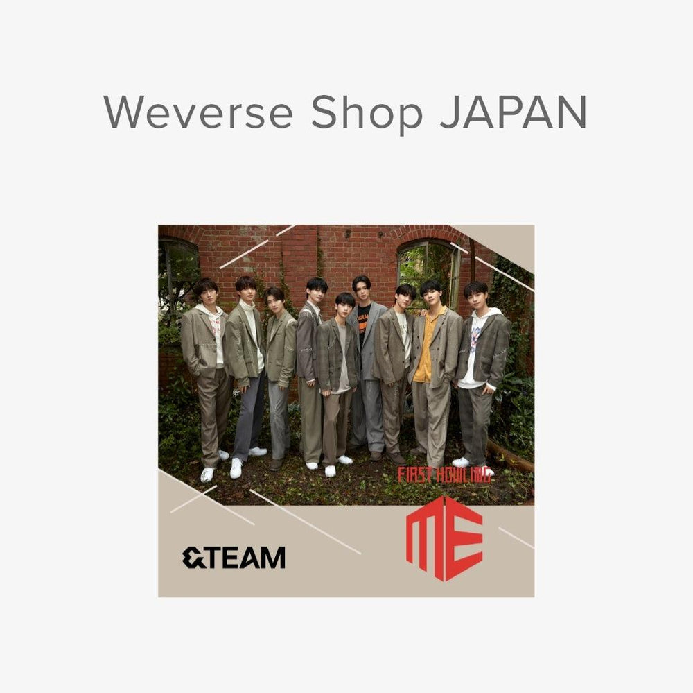 Shop &TEAM FIRST HOWLING (Weverse Shop JAPAN) at KKANG